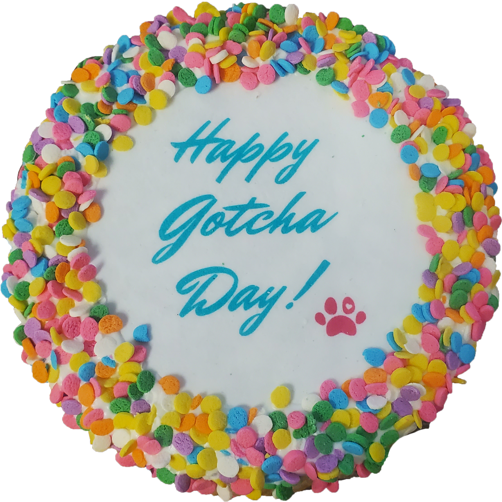 Happy Gotcha Day Granola Cake Dog Treat – K9 Granola Factory